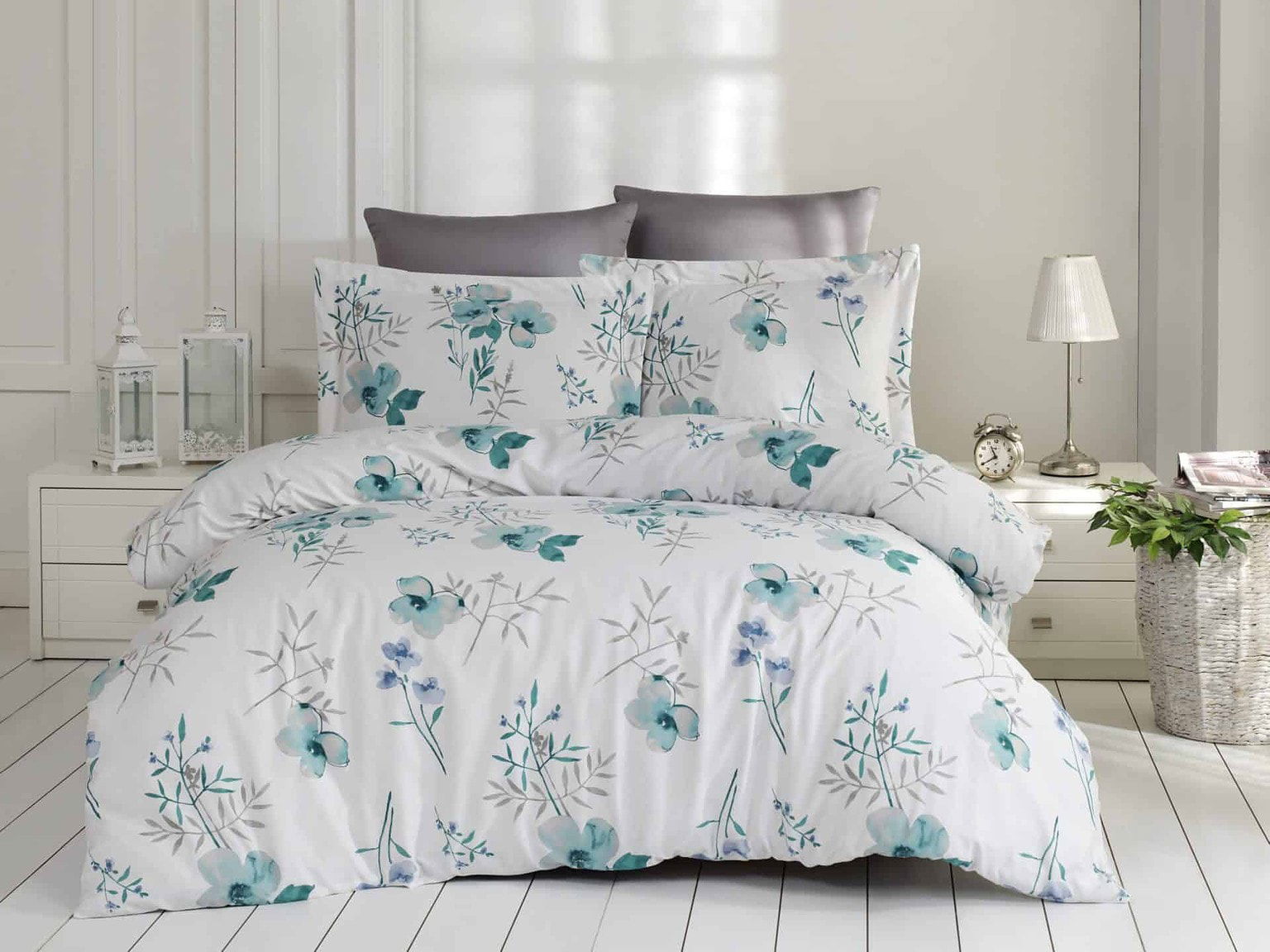 Elegant Pamuk Saten Posteljina Set | DAPHNE