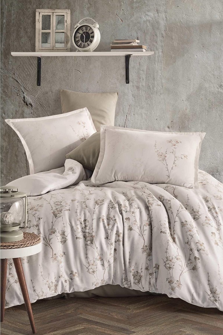 Clasy Digital Saten Posteljina (Set) – Terra | DAPHNE